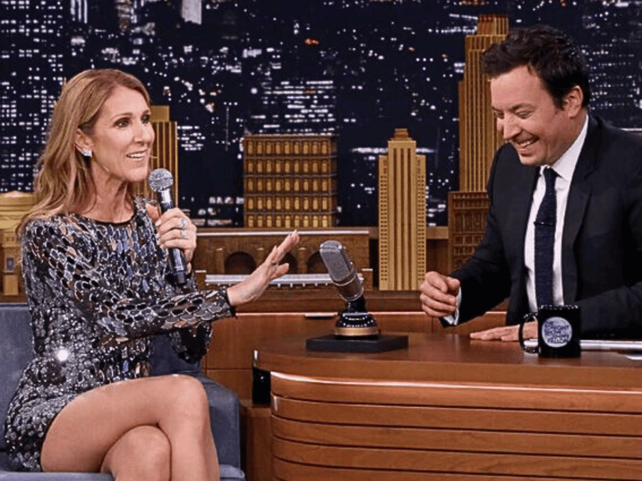 Céline Dion Leaves Jimmy Fallon and the Audience in Tears of Laughter ...