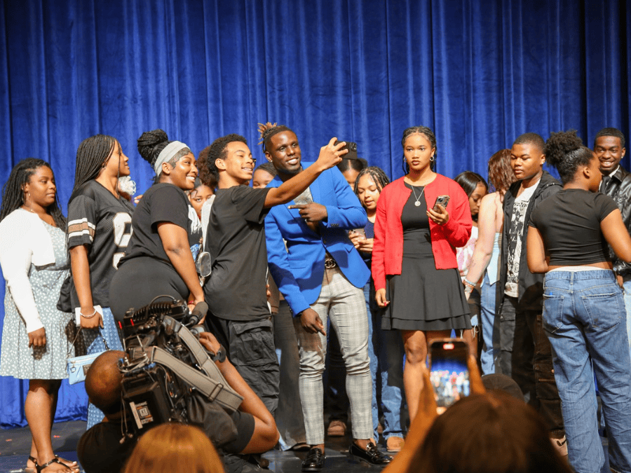 Jamal Roberts Inspires Pebblebrook High School Students: Believe in ...