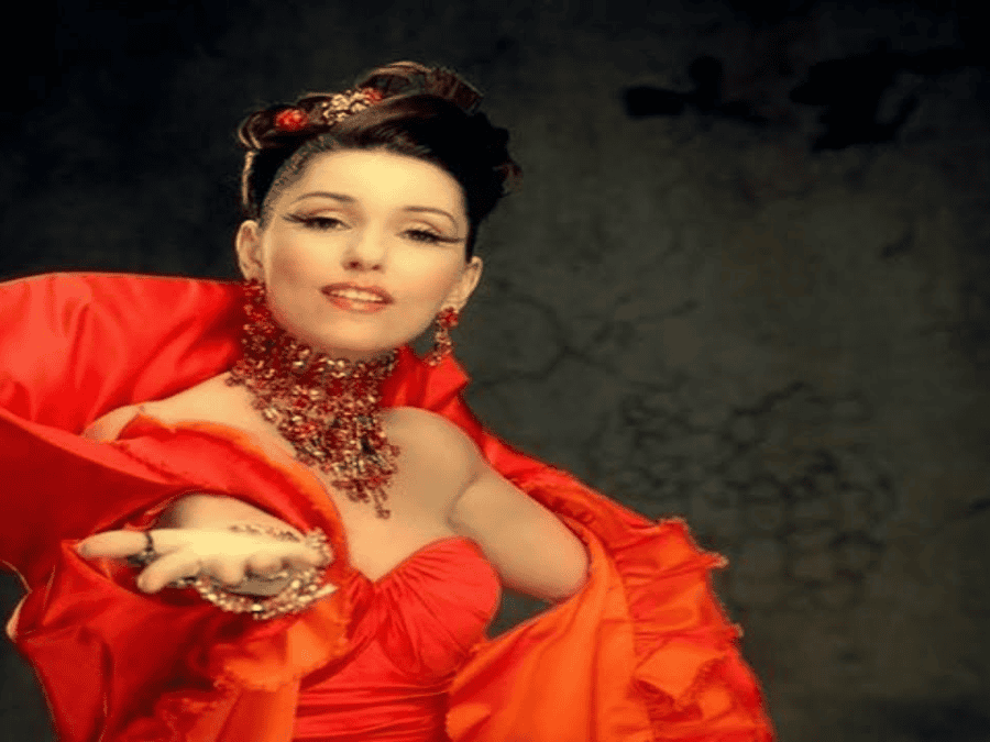 Shania Twain Sets the Stage on Fire in “Ka-Ching!” Red Dress Version, A ...