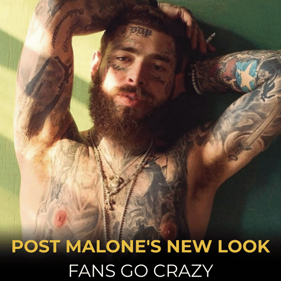 Post Malone's New Look; A Major Fashion Campaign Camouflage and Confidence