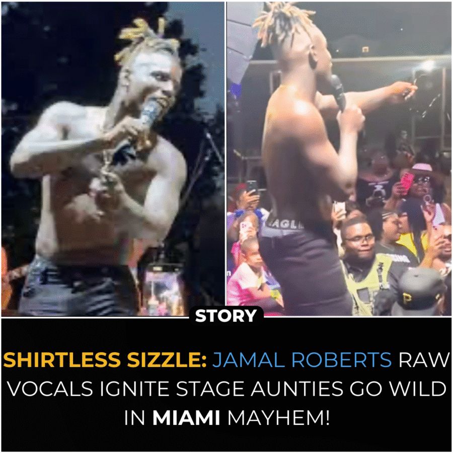Jamal Roberts: A Shirtless Performance and a Playful Show with the Aunties