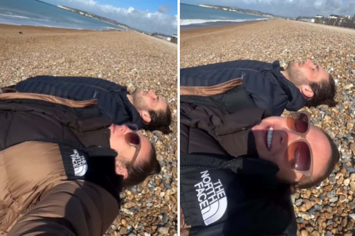 Sydnie Christmas Spotted Singing “RUN” Beside Her Boy Friend Harry